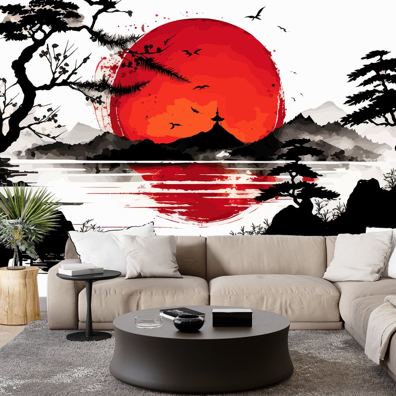 Asian Wallpaper - Etsy