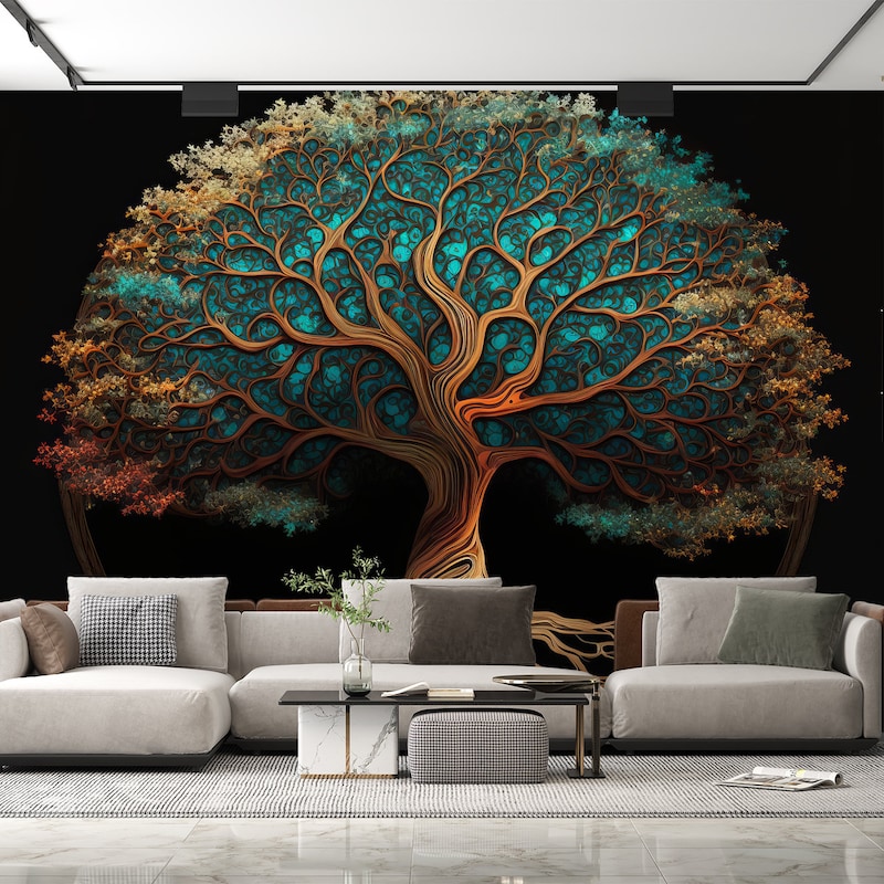 Tree Wall Mural - Etsy