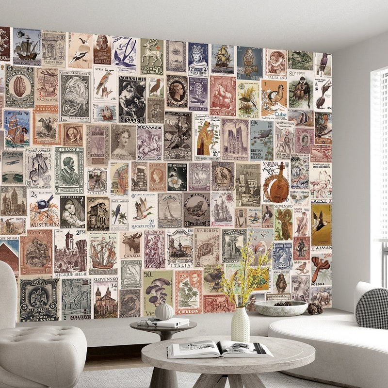 Wallpaper Stamp - Etsy