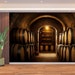 Winemaking Cellar & Wallpaper Wine Barrel Wall Art Mural Wine Cellar ...