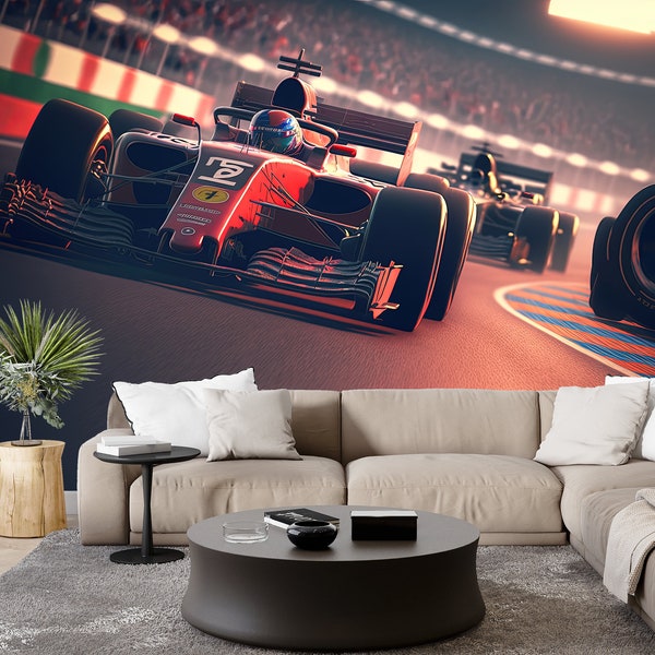 Formula 1 Wall Mural - Etsy