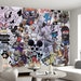 Graffiti Cartoon Wallpaper & Wall Art Mural Graffiti Characters Cartoon ...