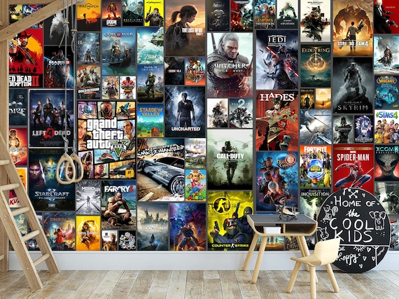 Violent Video Games Covers Collage