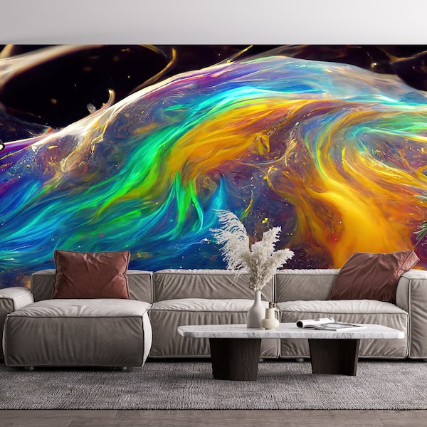 Abstract Wall Mural - Etsy