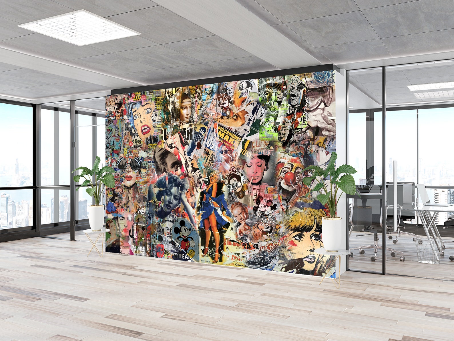 Retro Poster Retro Pop Art Wallpaper Vintage & Wall Mural Wall - Etsy