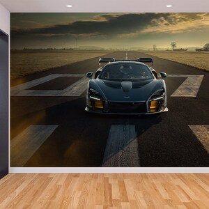 Lamborghini Wall Art Mural & Wallpaper Racing Sport Cars Peel and Stick ...
