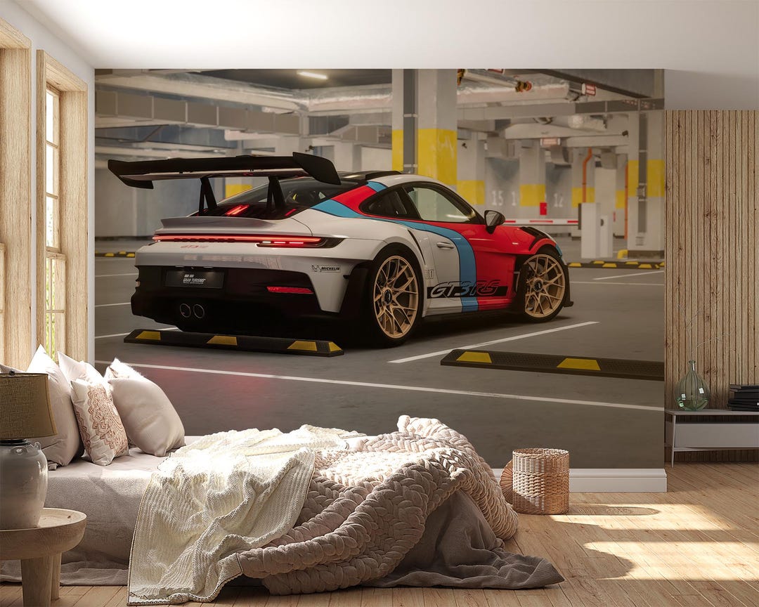 Porsche Wallpaper Sport Car Mural Supercar Porsche Mural Machine Wall ...