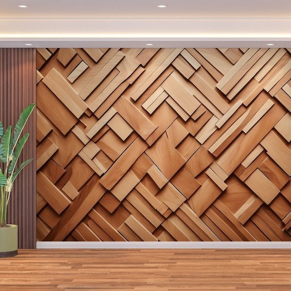 Wood Mural - Etsy
