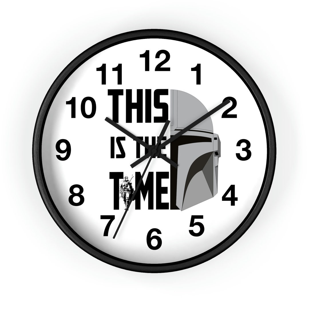 This is the Time Wall Clock, This is the Clock Way, the Mando Clock ...
