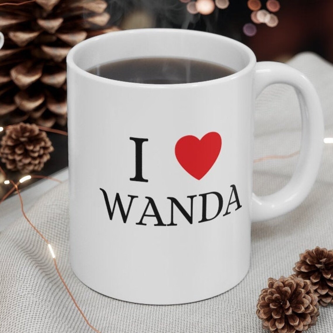 Wandavision Mug I Love Wanda Mug Wanda Mug Coffee Mug | Etsy