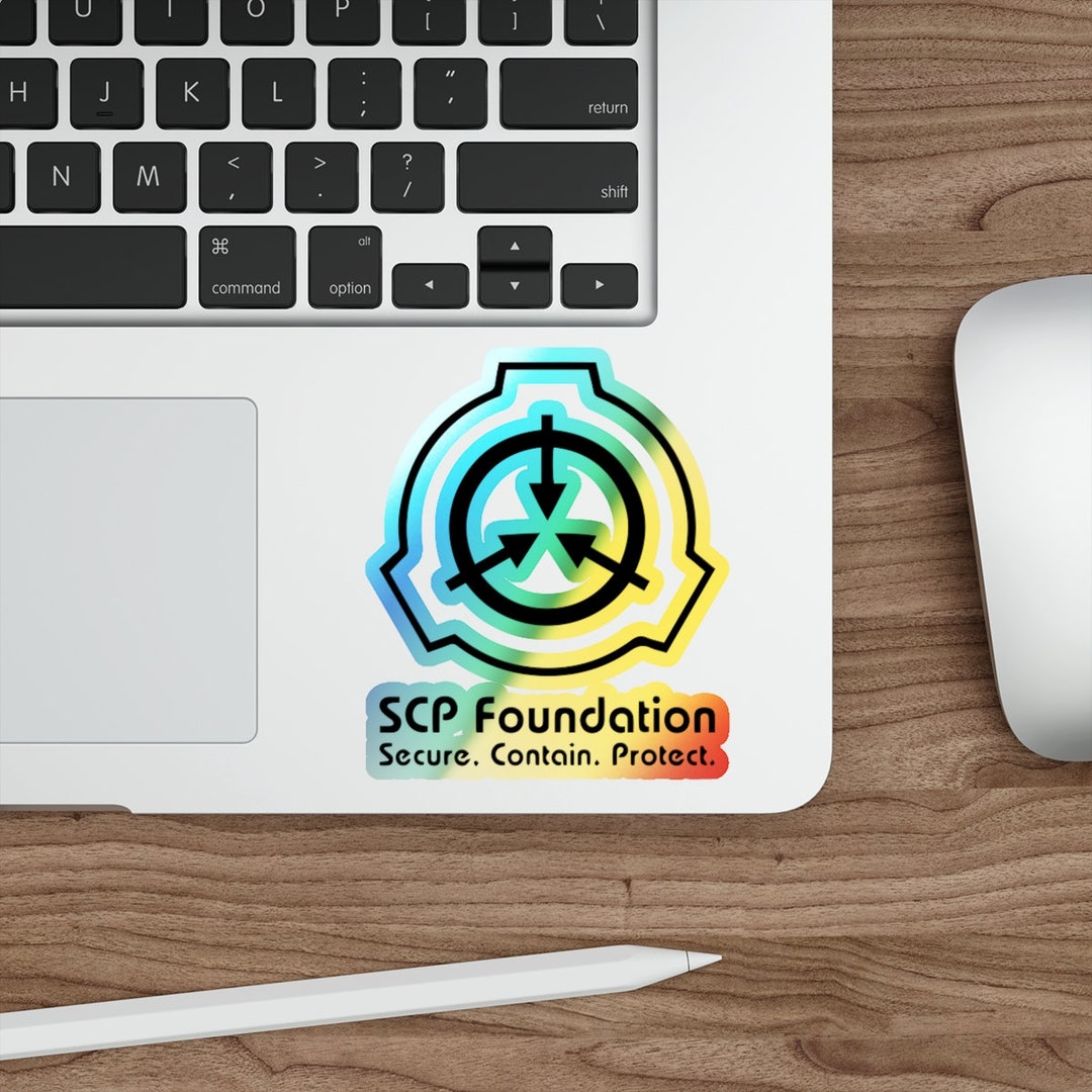 SCP Holographic Sticker, Secure Contain Protect Sticker, Holo Vinyl ...