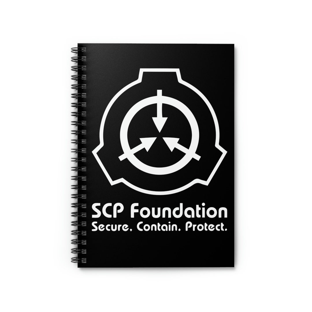 SCP Notebook, Secure Contain Protect, Spiral Bound and Lined Pages, SCP ...