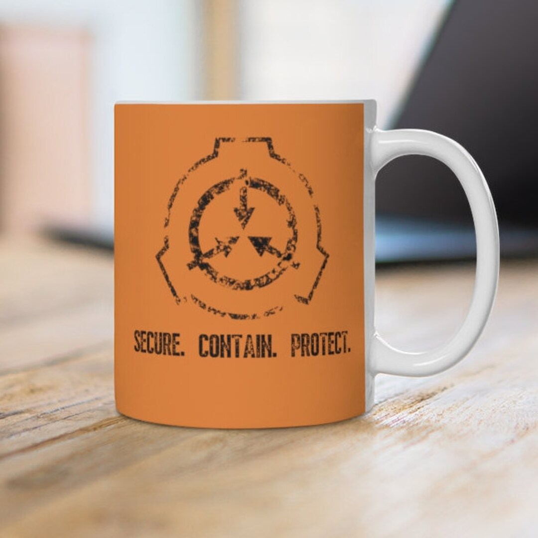 SCP Mug Worn Look Secure Contain Protect Gamers Mug - Etsy