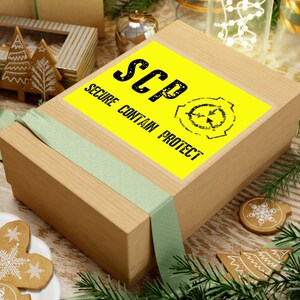 SCP Sticker, Secure Contain Protect Decal, Car Decal, Computer Decal ...