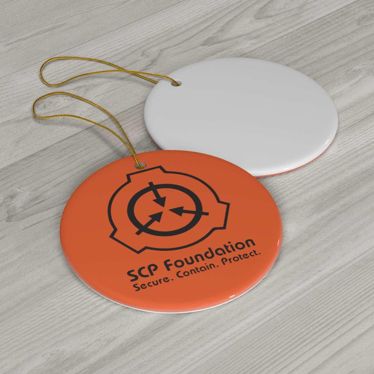 SCP Foundation Ornament Secure Contain Protect Tree Ornament - Etsy