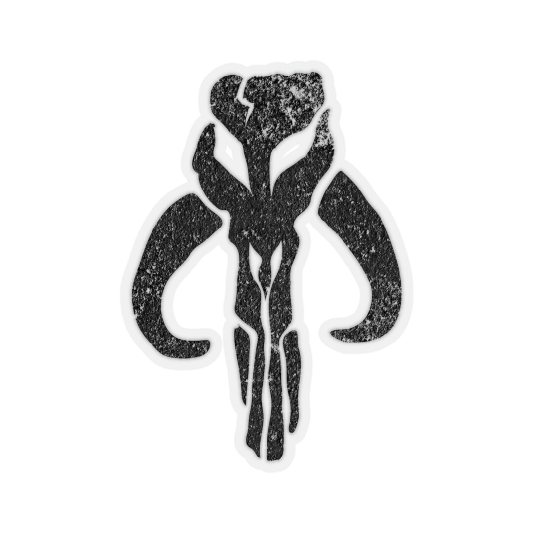 Grunge Mythosaur Skull Sticker, the Mandalorian Sticker, This is the ...