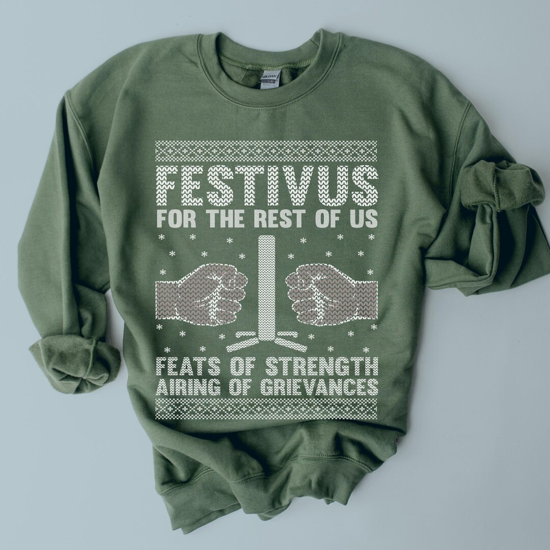 Festivus Ugly Sweater, Funny Christmas Shirt for Women, Ugly Christmas ...
