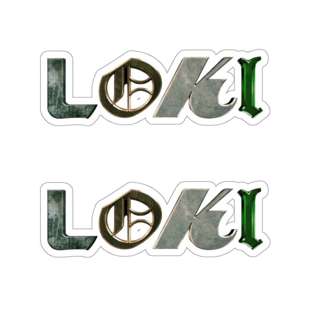 Loki Stickers - 2 Stickers on 1 Sheet - Marvel - Avengers - Thor ...