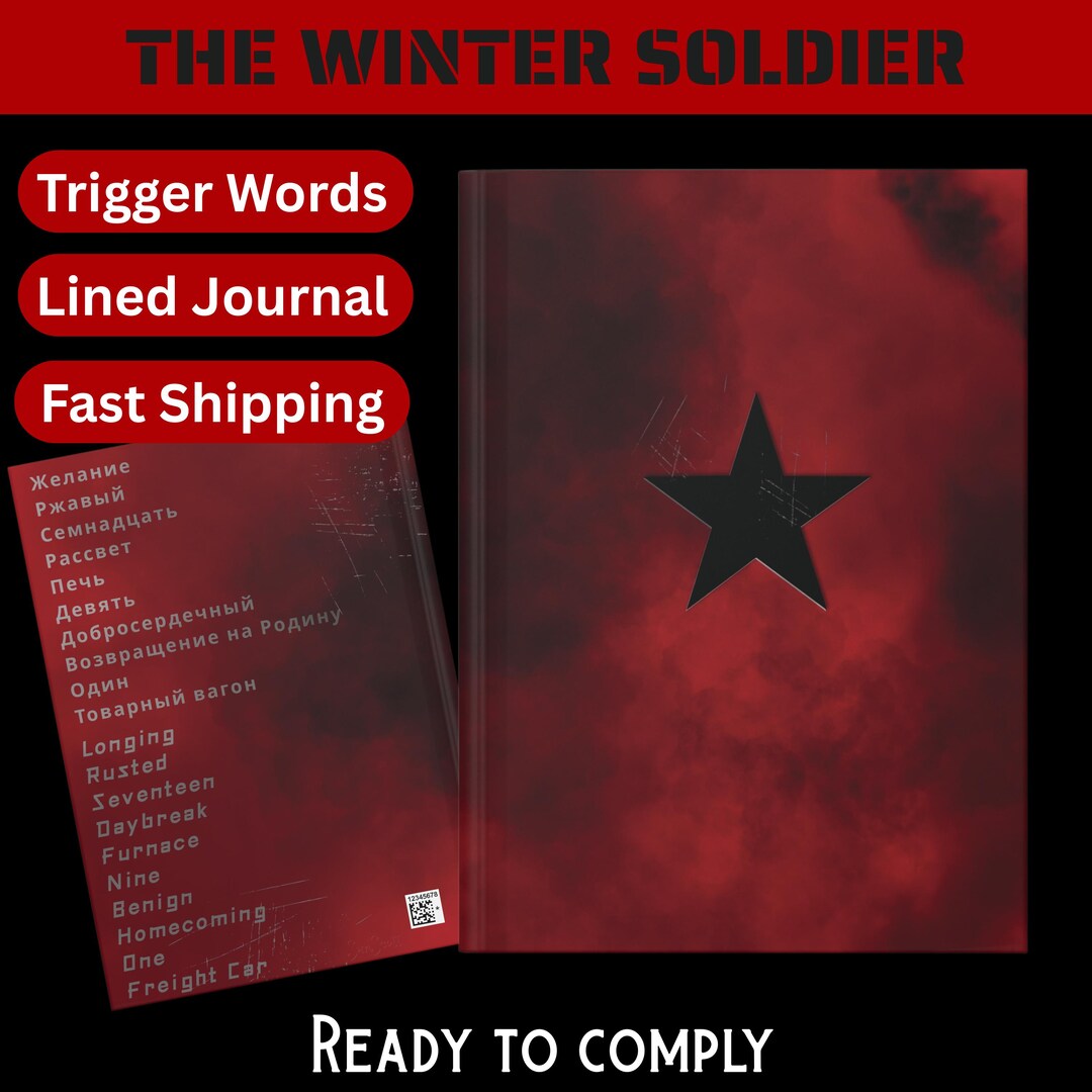 Hydra Winter Soldier Program Handbook, Trigger Words Book, Hard Cover ...
