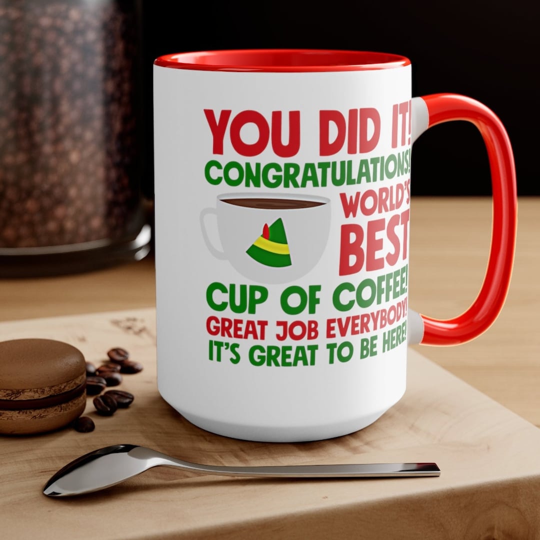 Funny Christmas Mug, 15oz Red or Black Christmas Coffee Mug, Funny ...