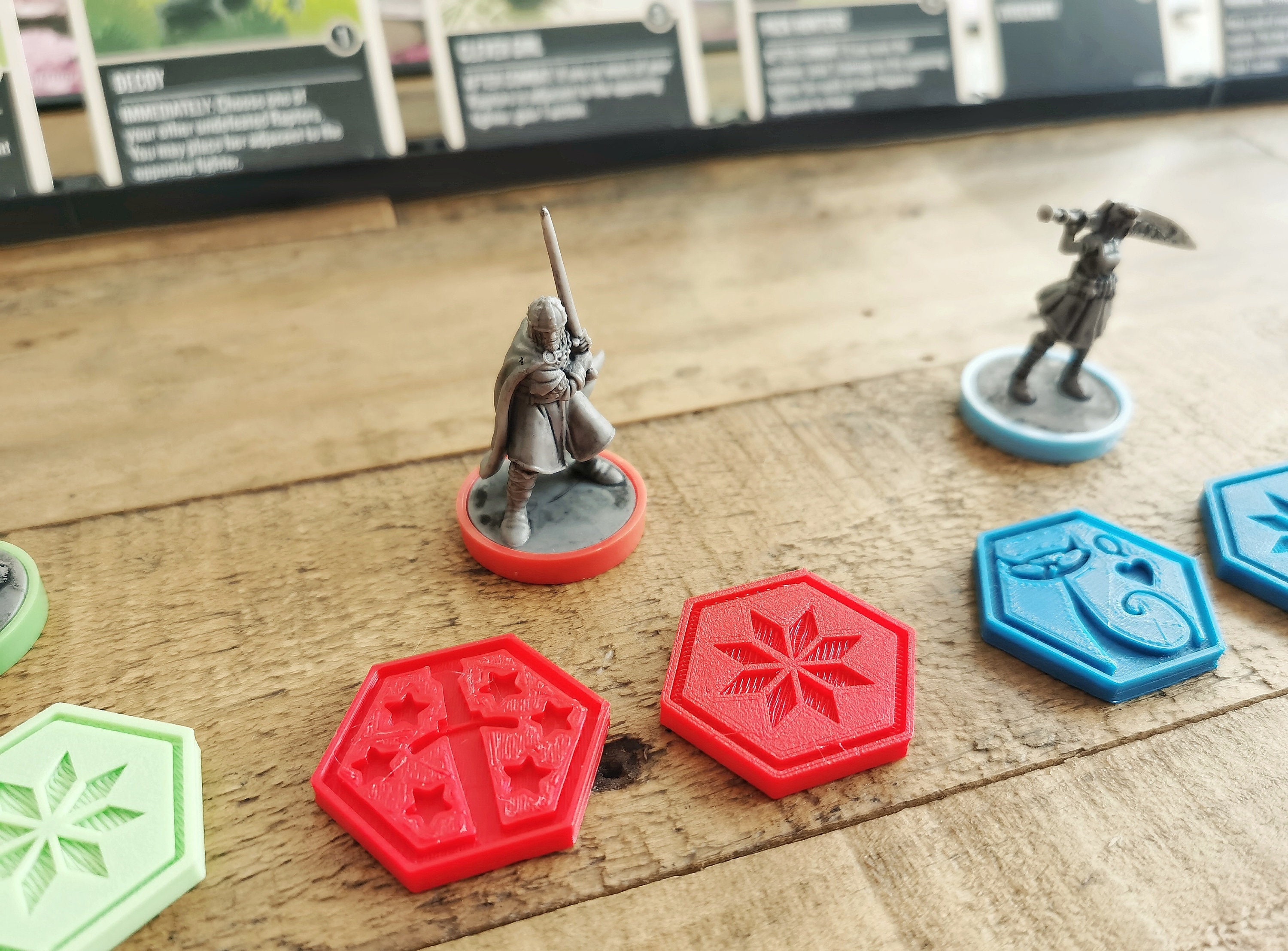 Unmatched Board Game Turn/action Tokens | Etsy