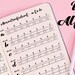 Printable Worksheet for Brush Hand Lettering Stroke | Brush Calligraphy ...