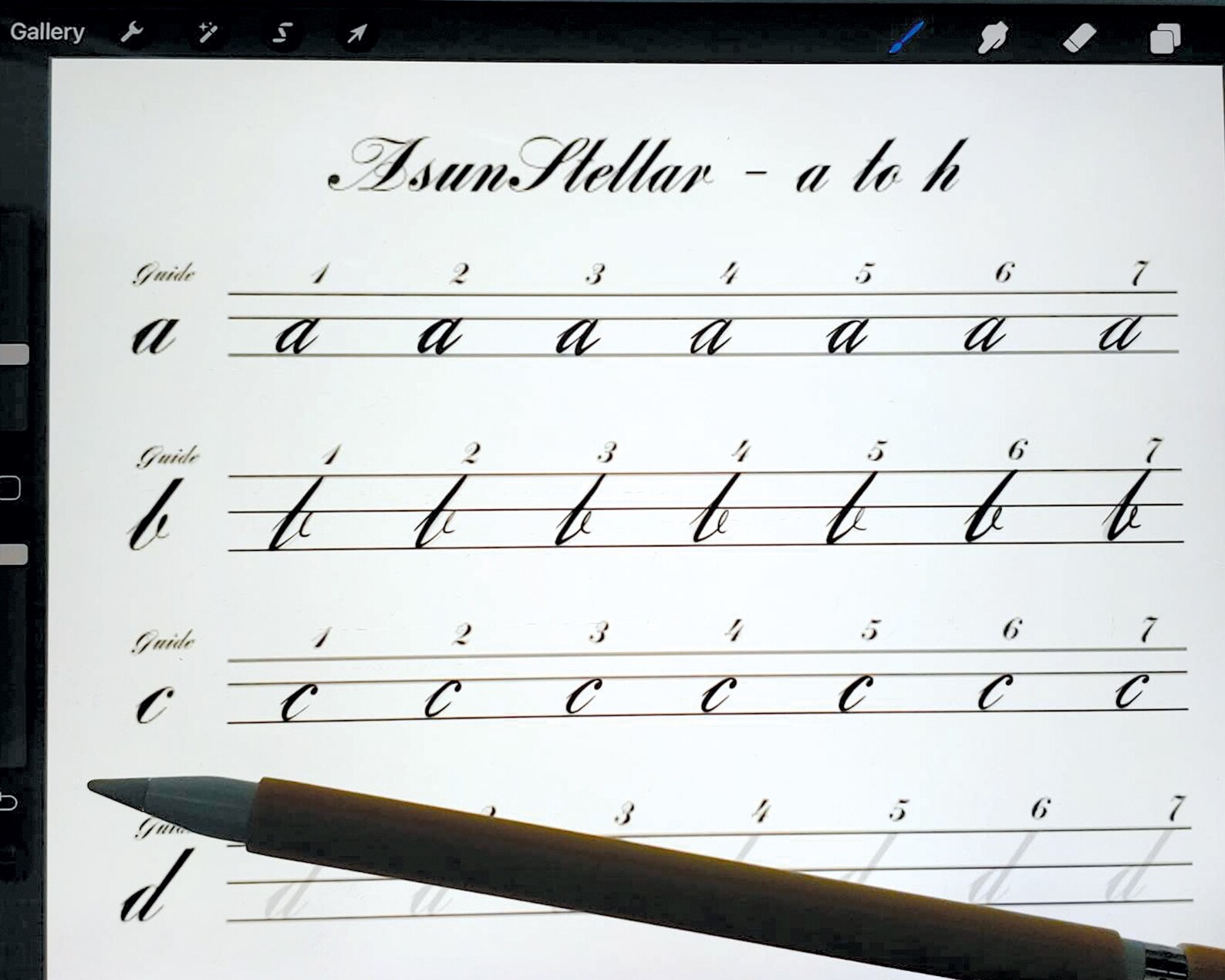 Fancy Copperplate Calligraphy Printables | Calligraphy Courses for ...