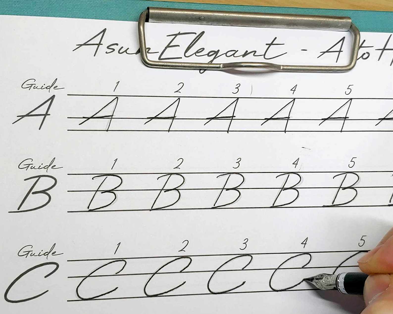 Signature Handwriting Printable Worksheet for Beginners, Signature Font ...