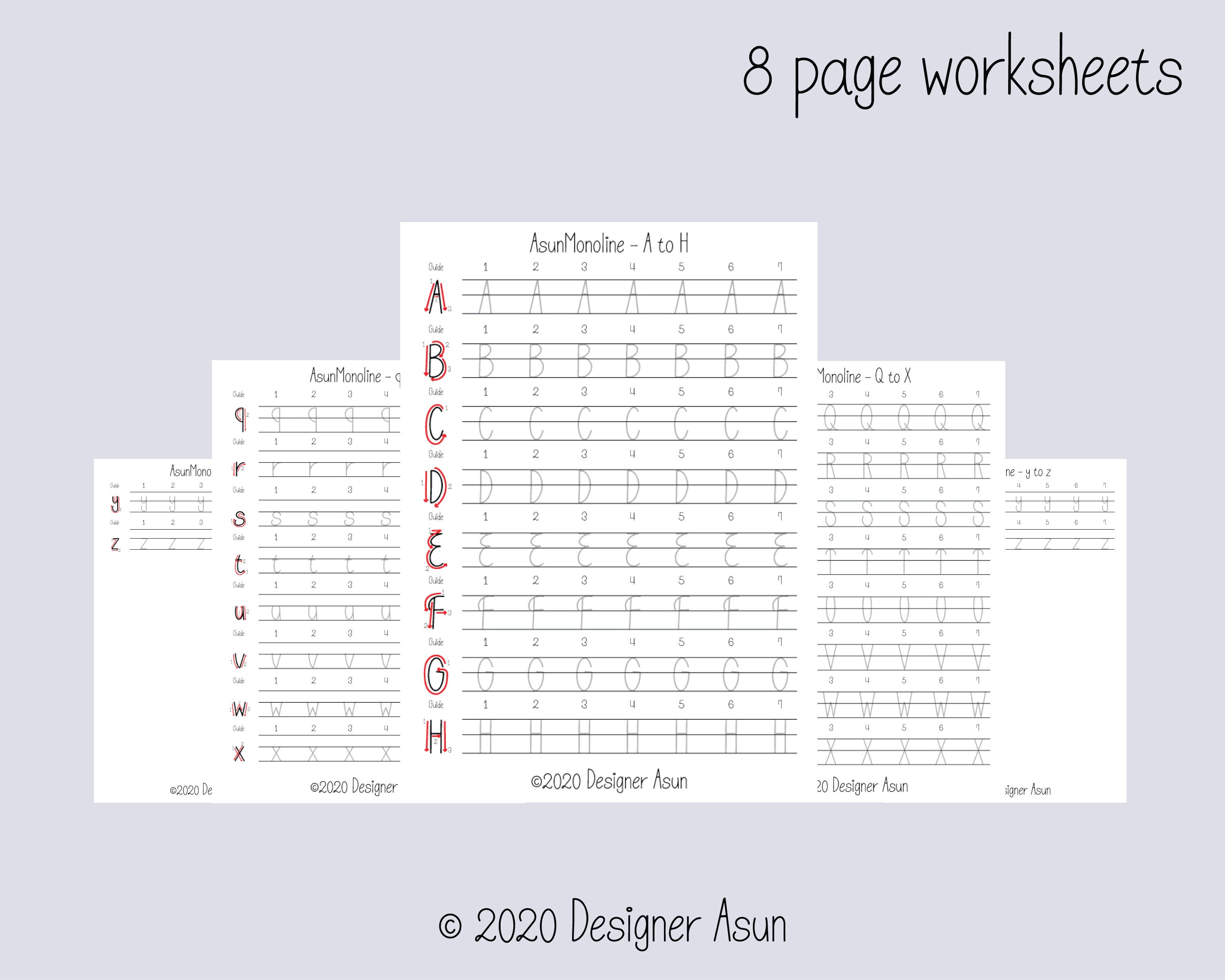 Printable Lettering Worksheet for Adult | Practice Neat Handwriting ...