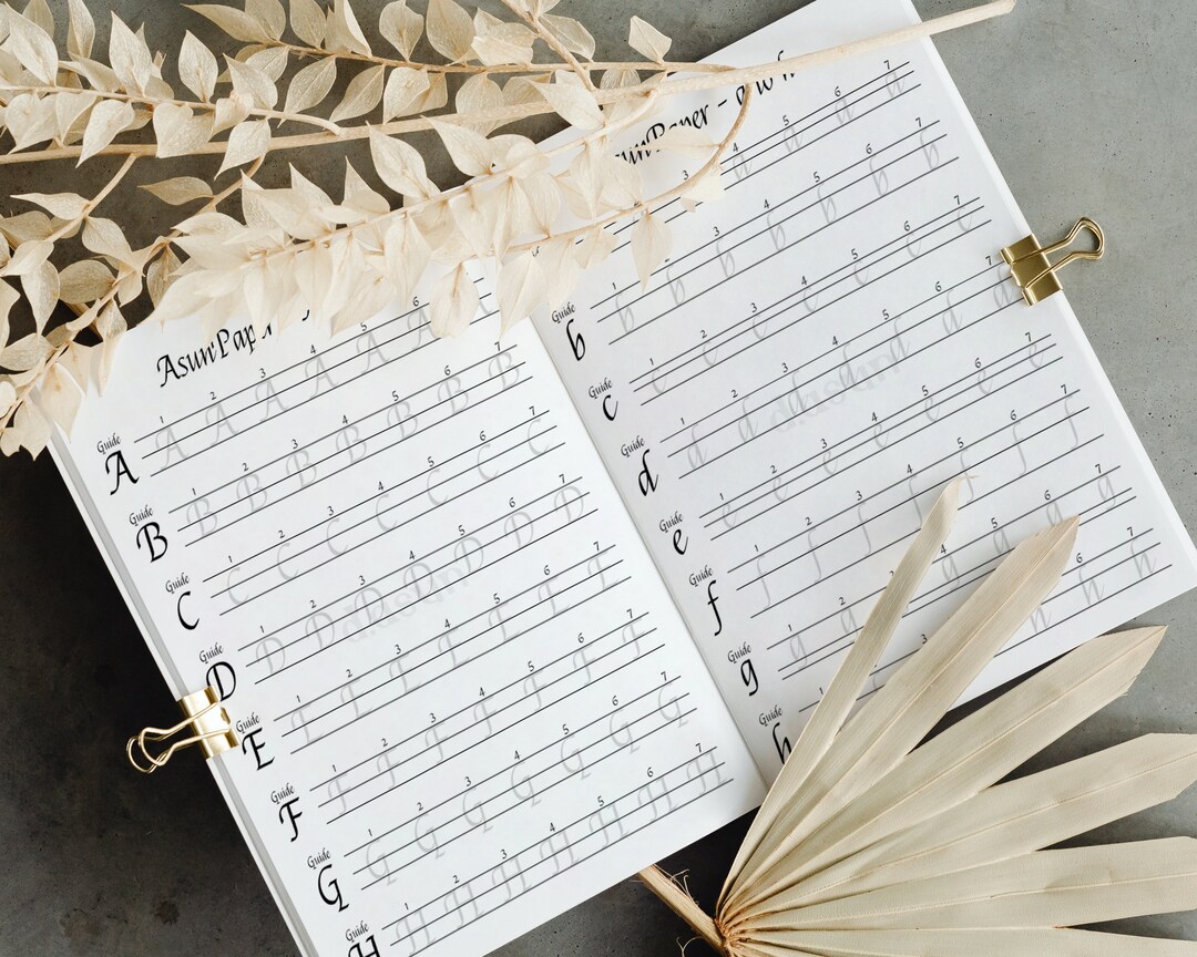 Italic Calligraphy Practice Sheet for Pointed Pen Lover, Italic ...