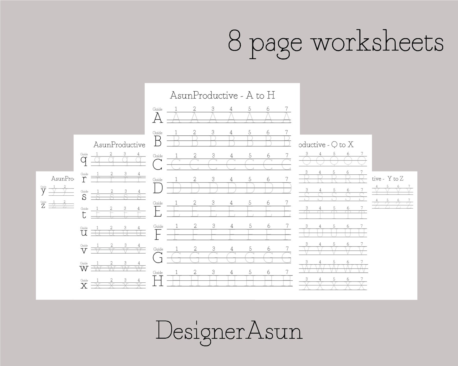 How to Write Like A Pro Typewriter | Typewriter Handwriting Worksheet ...