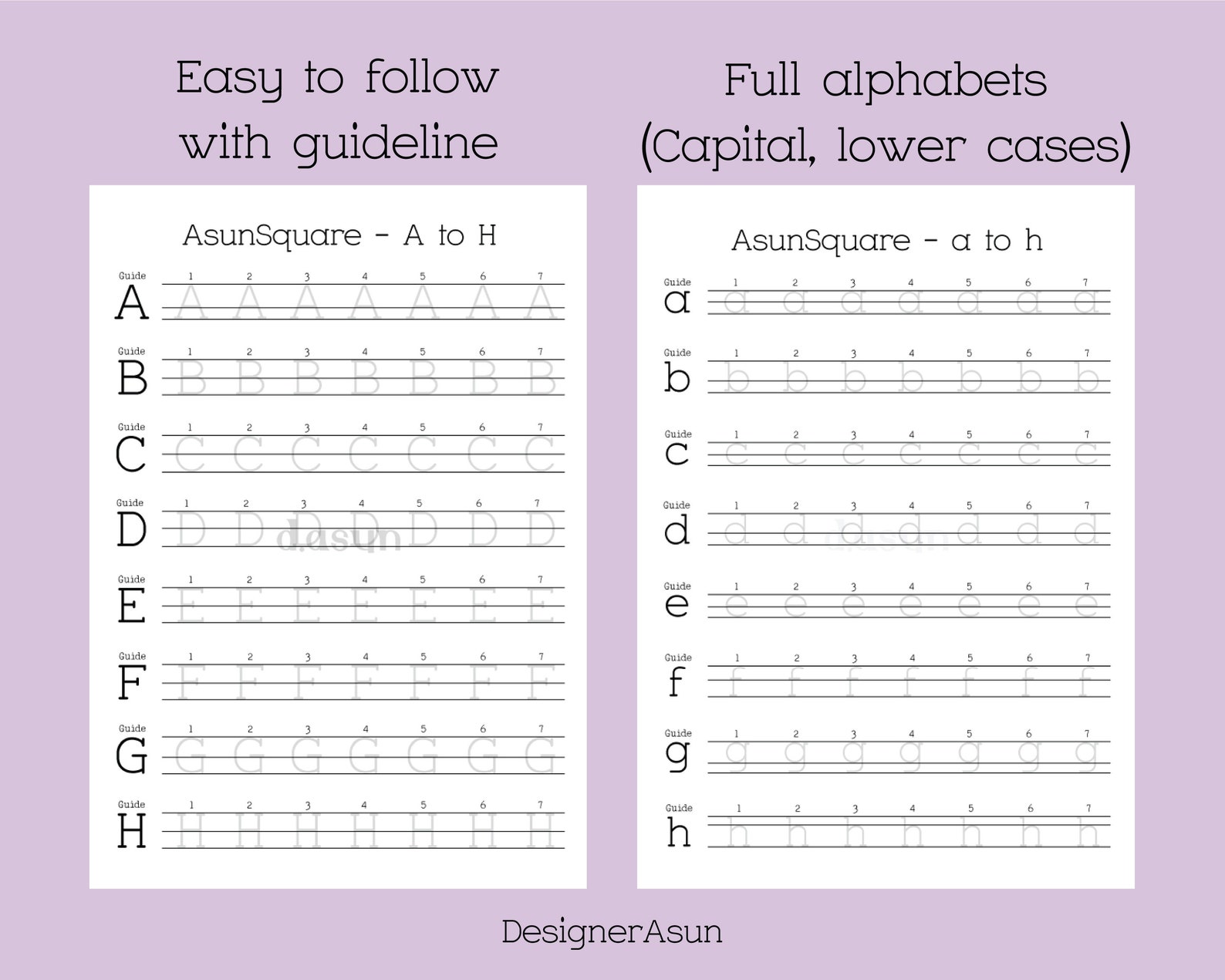 Typewriter Font Alphabet Template How to Improve Your - Etsy