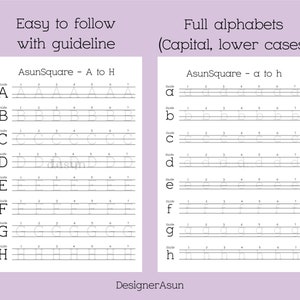 Typewriter Font Alphabet Template, How to Improve Your Handwriting ...