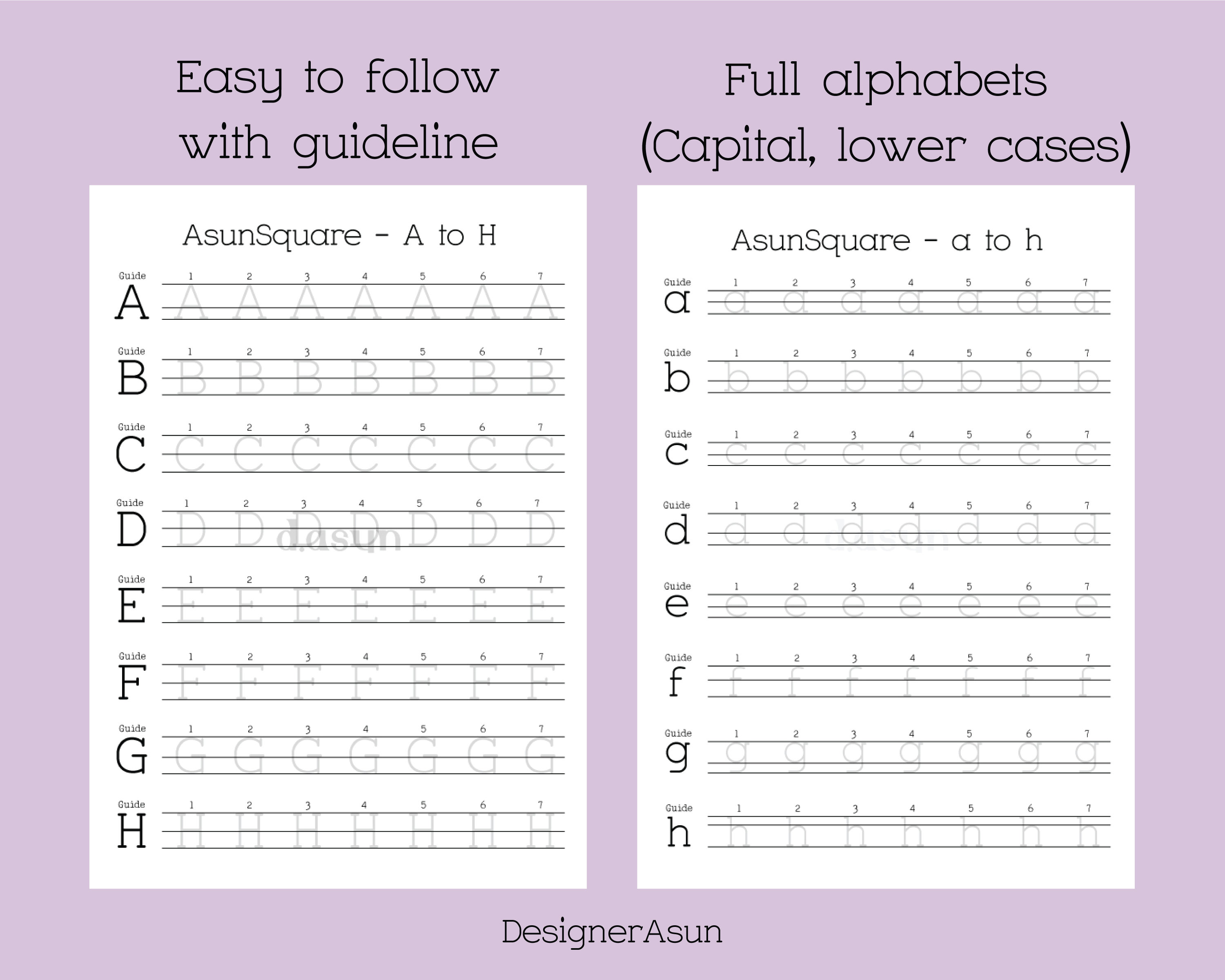 Typewriter Font Alphabet Template, How to Improve Your Handwriting ...