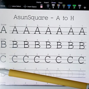 Typewriter Font Alphabet Template, How to Improve Your Handwriting ...