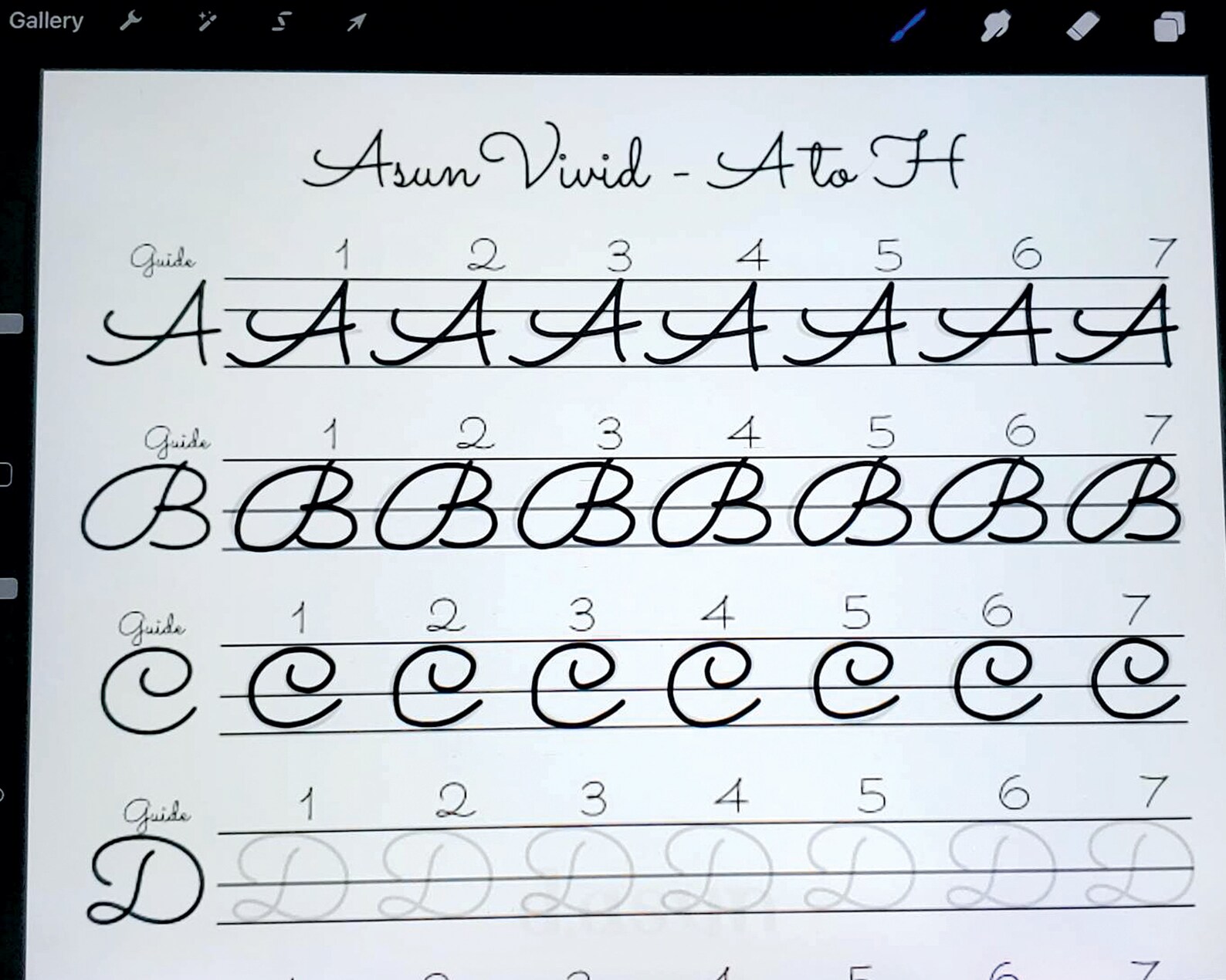 Cute and Easy Handwriting Alphabet Tracing Book Print Handwriting ...