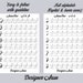 Modern Cursive Writing Practice Sheet for Adult | Cursive Handwriting ...