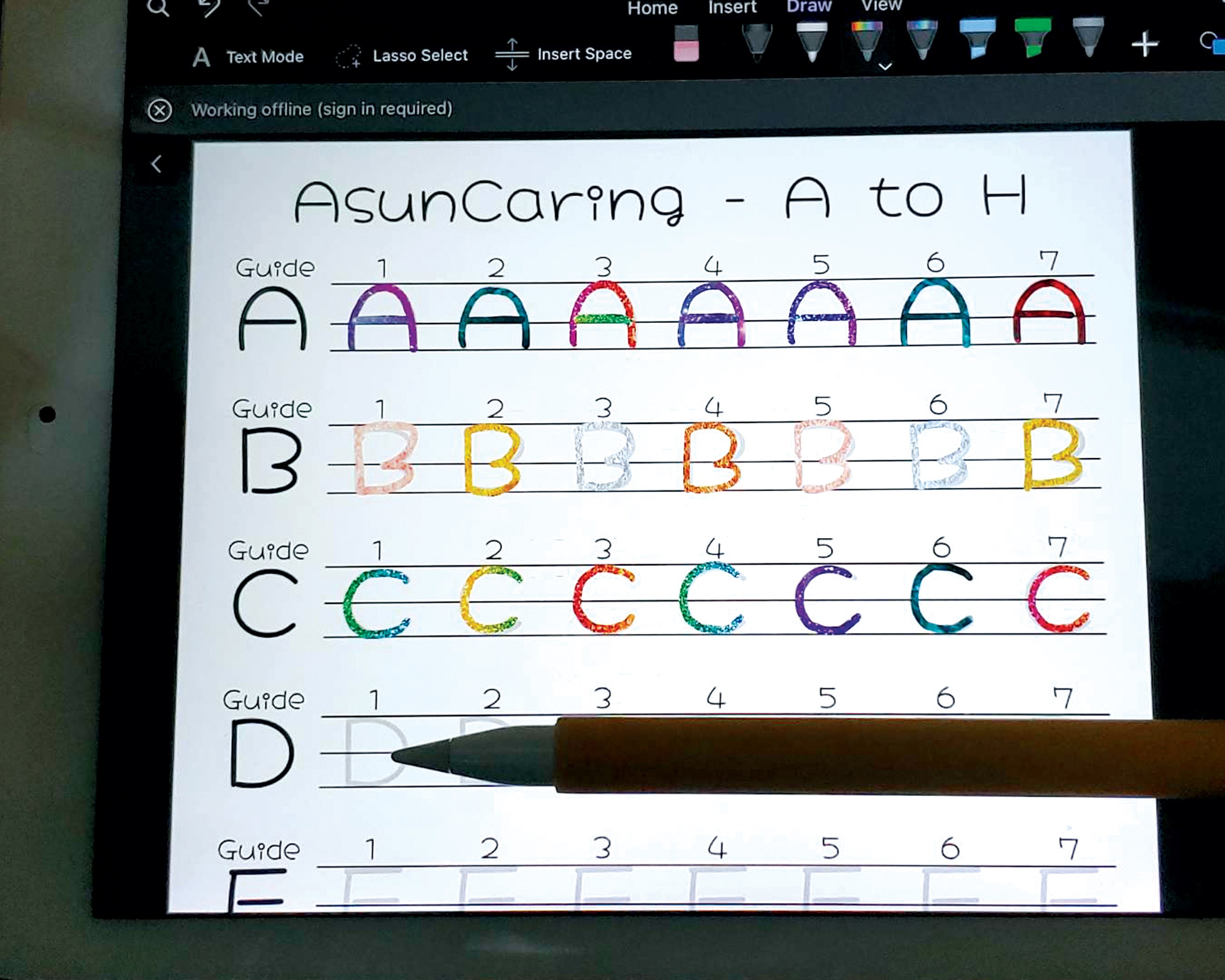 Printable Handwriting Practice Template Print Handwriting Workbook at ...