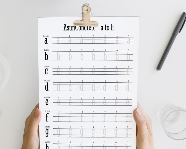 Typewriter Handwriting Practice Sheet, Neat Typewriter Tracing ...