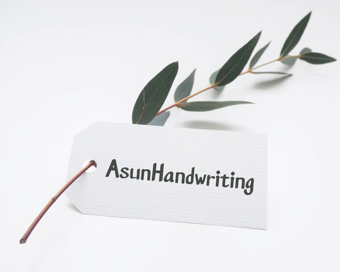 Cute Handwriting Font Worksheet PDF for Girls at Home, Artistic Hobby ...