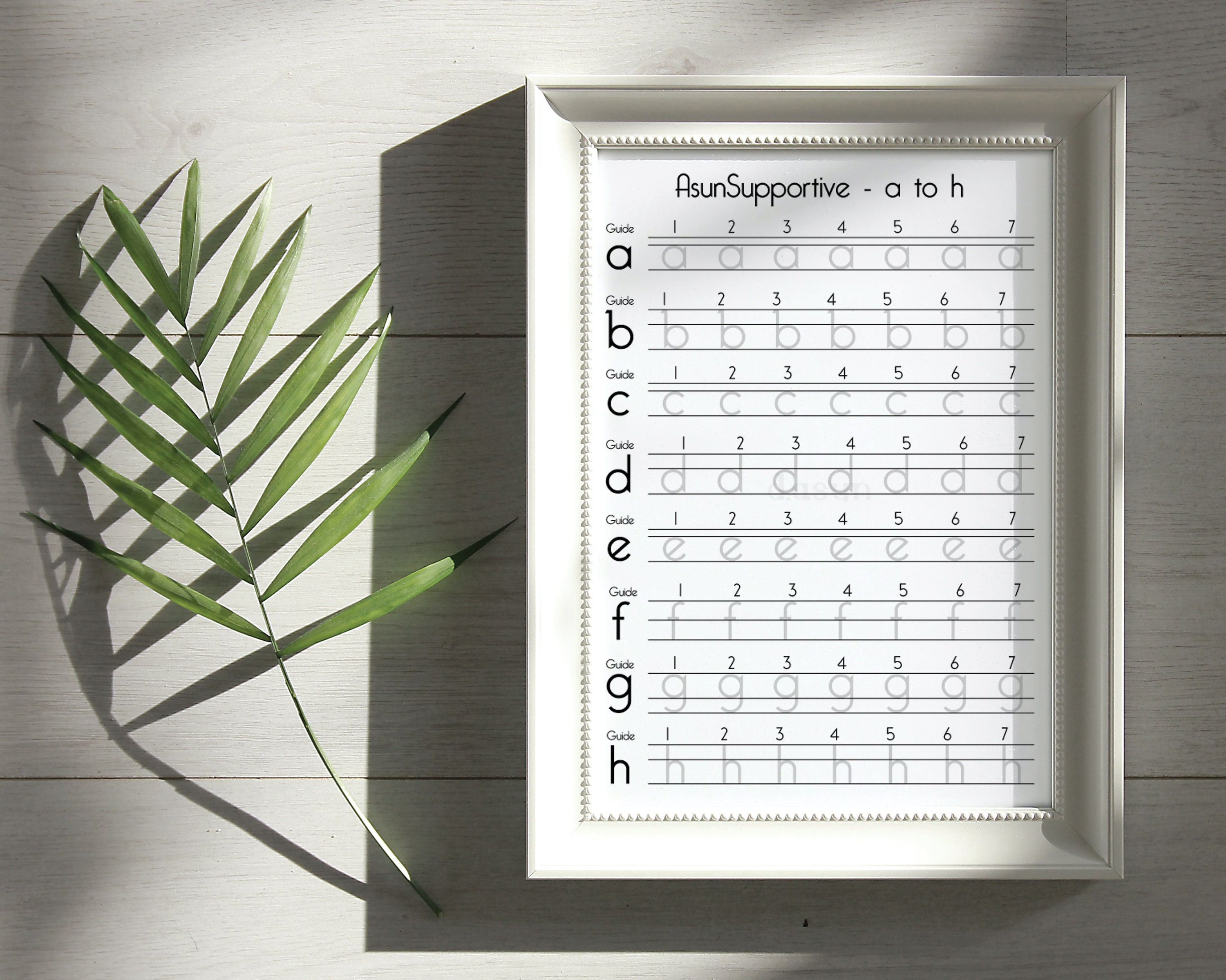 Print Handwriting Practice Guide Blank Handwriting Tracer Page PDF ...