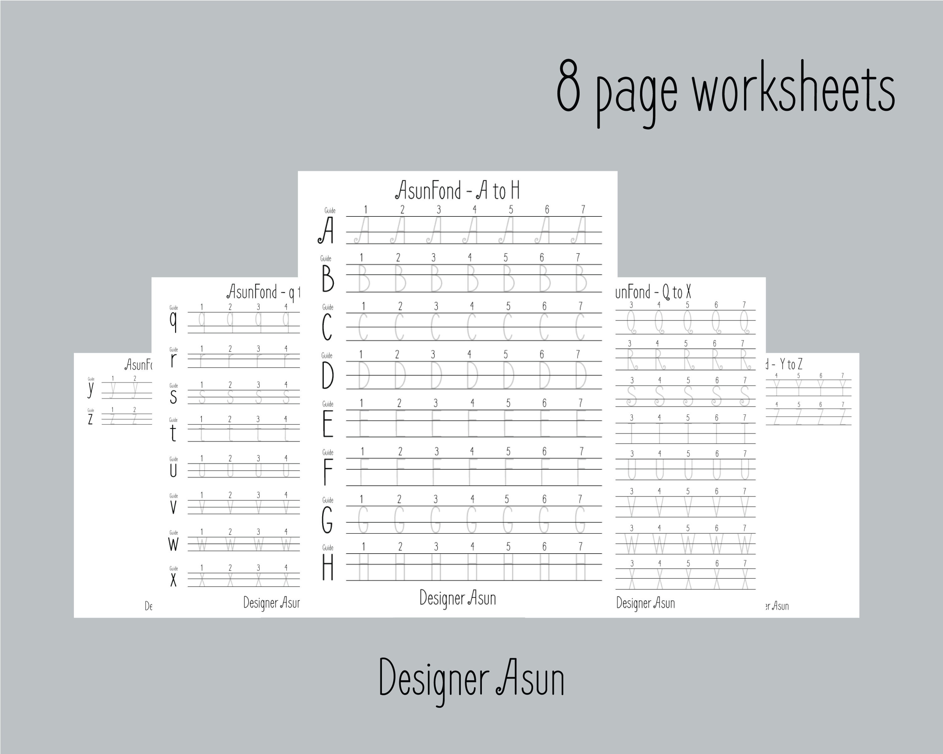 Print Handwriting Worksheet Template Handwriting Practice Sheet PDF ...