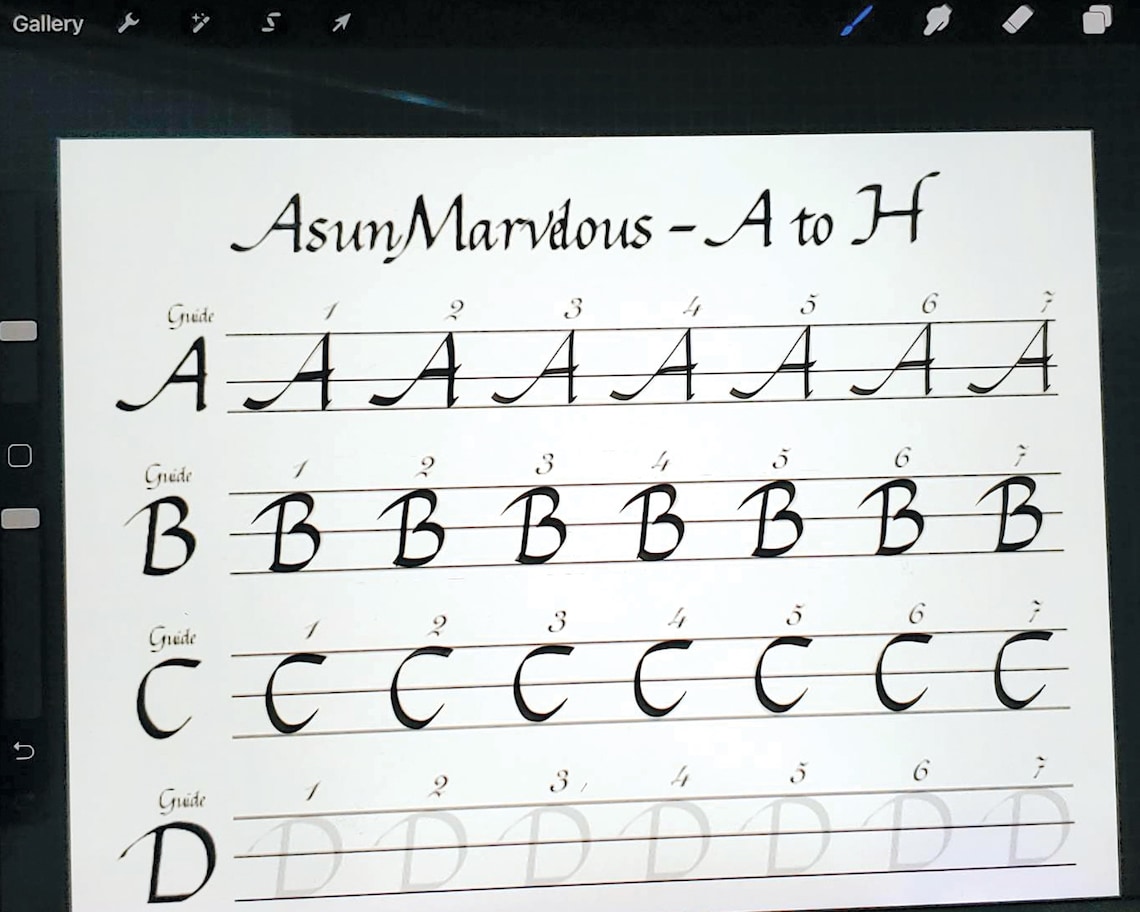 Classic Italic Alphabet Printables Italic Handwriting Practice Sheet ...