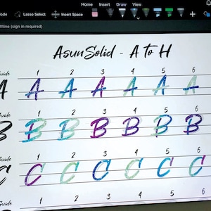 Modern Rough Script Worksheet Template | Rough Handwriting Practice ...