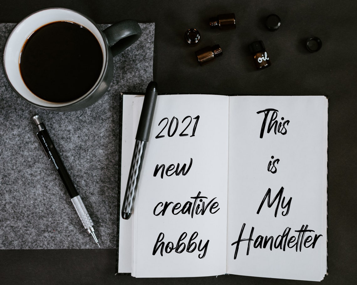 Manly & Rough Handwriting Style Template Handwriting - Etsy