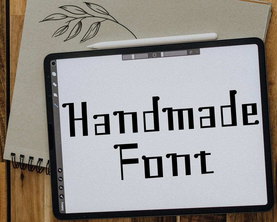 Modern Serif Handmade Font Font For Social Media Branding | Etsy