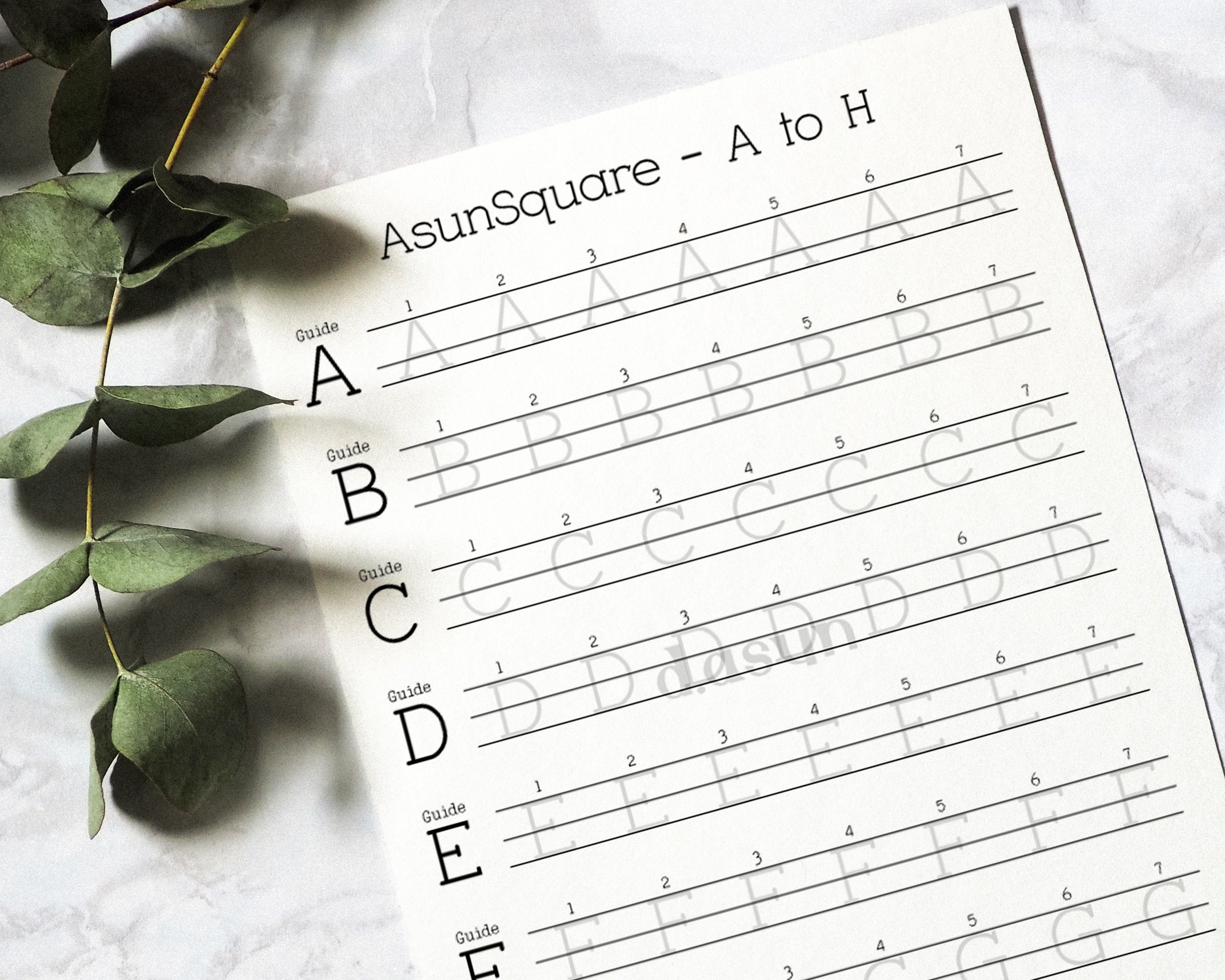 Typewriter Font Alphabet Template, How to Improve Your Handwriting ...