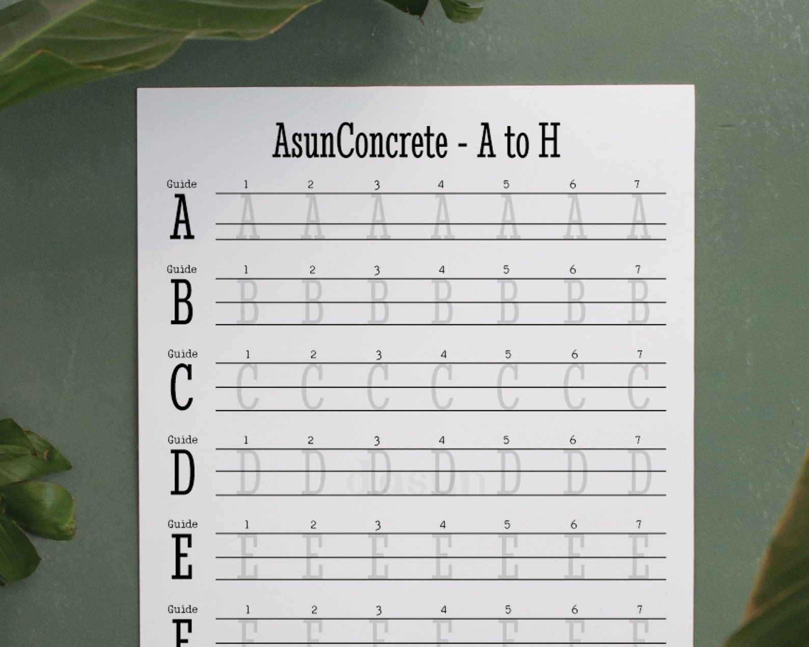Typewriter Handwriting Practice Sheet, Neat Typewriter Tracing ...