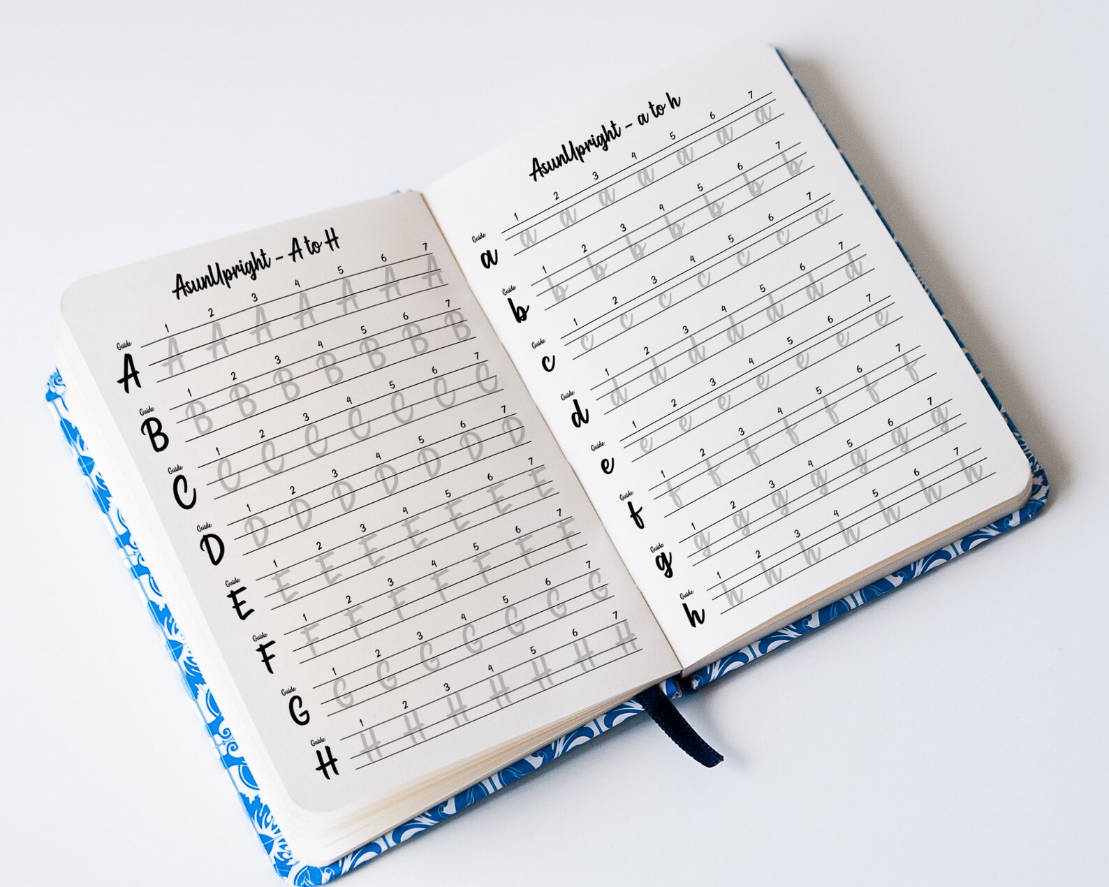 Cursive Alphabet Worksheet Template | Cursive Handwriting Practice for ...