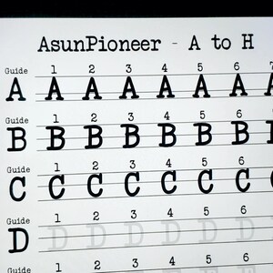 Typewriter Handwriting Worksheet Template | Typewriter Handwriting ...